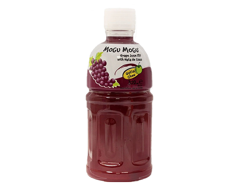 Mogu Mogu Juice with Nata de Coco – Grape – AFOD LTD