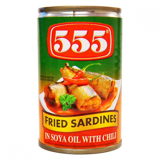 555 Fried Sardines w/Tausi – AFOD LTD