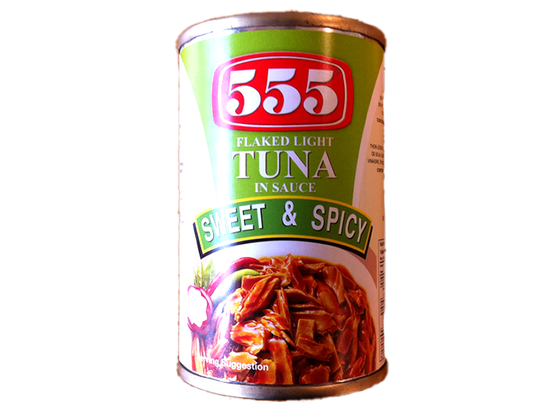 555 Tuna Flakes Sweet & Spicy – AFOD LTD