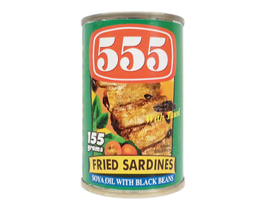 555 Fried Sardines w/Tausi – AFOD LTD