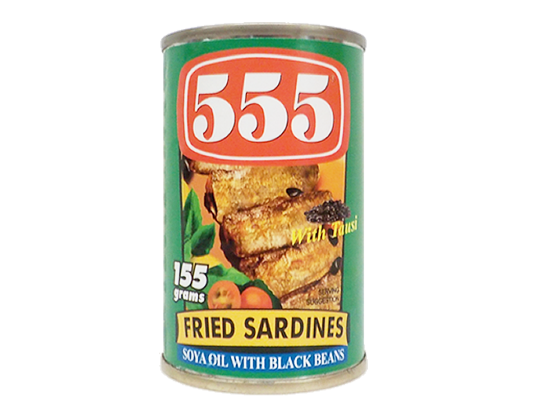 555 Fried Sardines w/Tausi – AFOD LTD