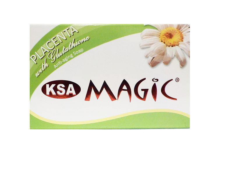 KSA Magic Soap Placenta with Glutathione Anti-aging – AFOD LTD