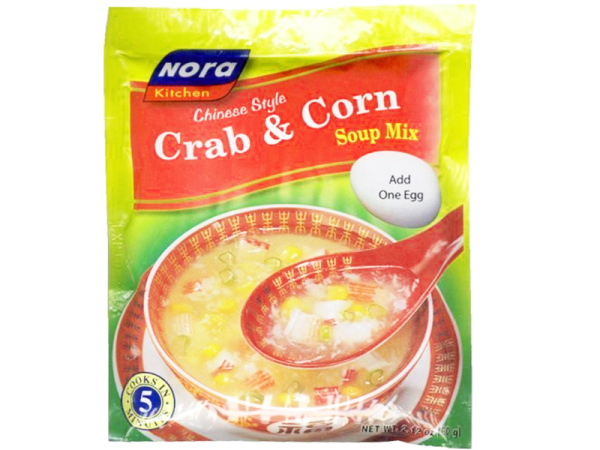 Nora Crab & Corn Soup Mix – AFOD LTD