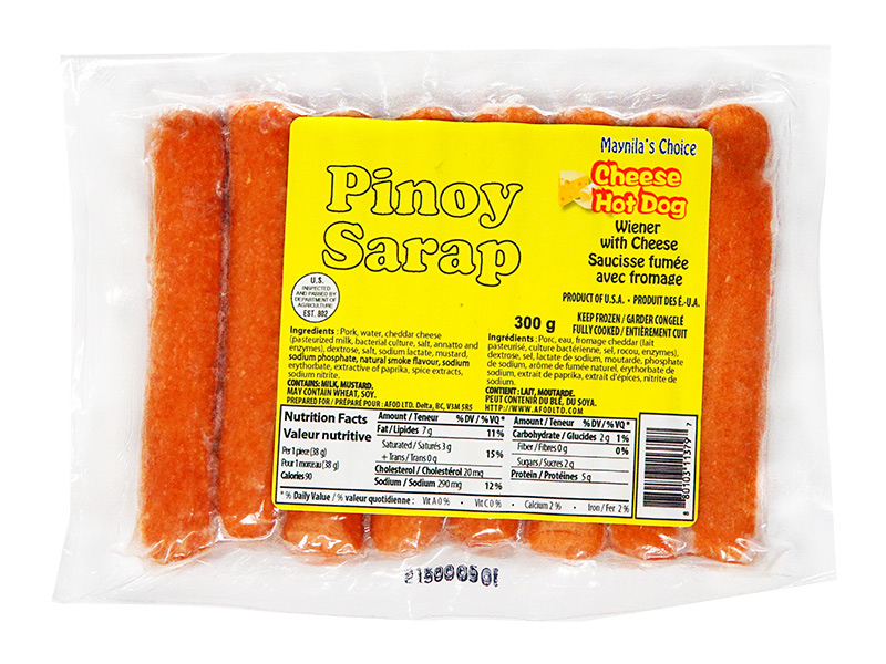 MC Pinoy Sarap Cheese Hot Dog – AFOD LTD
