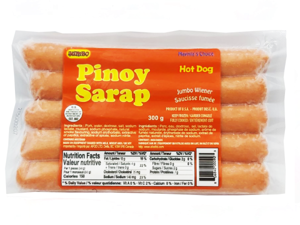 MC Pinoy Sarap Jumbo Hot Dog – AFOD LTD