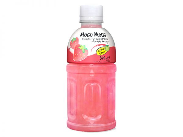 Mogu Mogu Juice with Nata de Coco – Strawberry – AFOD LTD