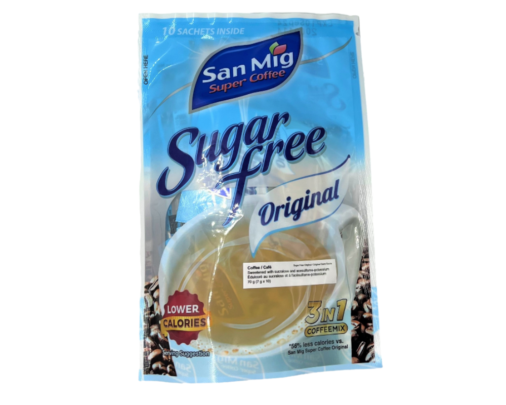 San Miguel Super Coffee 3 in 1 Sugar Free Instant Coffee (Original ...