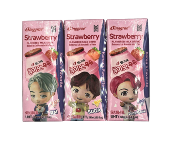 Binggrae Strawberry Flavoured Milk Drink – AFOD LTD