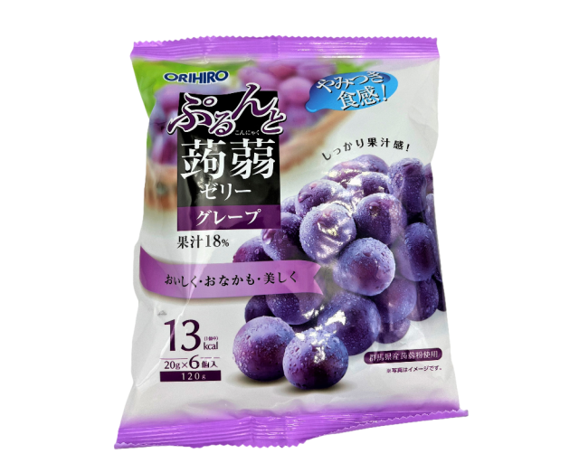 Orihiro Purunto Konjac Jelly Apple and Grape Flavours – AFOD LTD