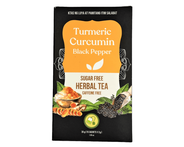 Turmeric Curcumin Black Pepper Sugar Free Herbal Tea – AFOD LTD