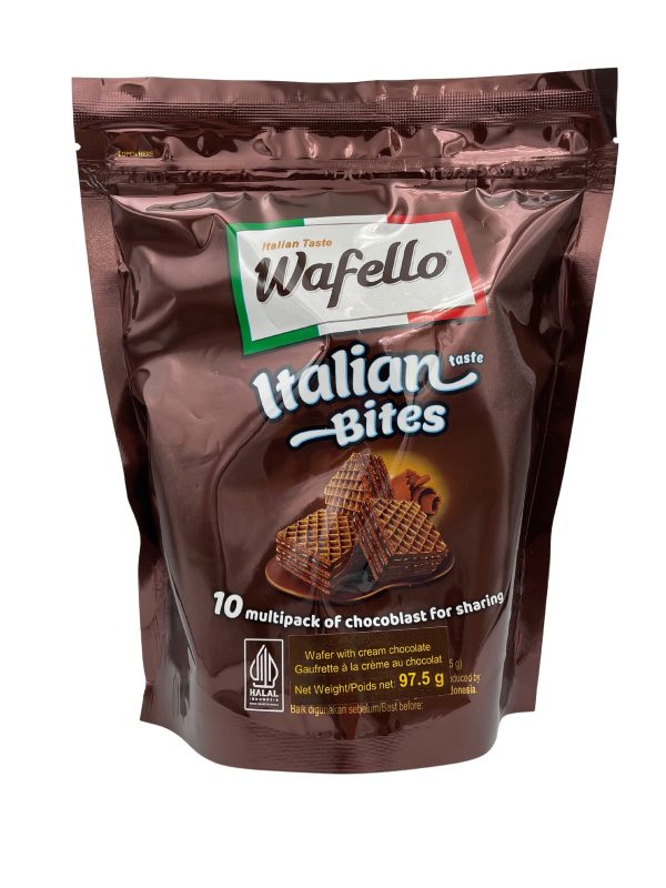 Wafello Wafer Bite Chocolate 16/97.5g – AFOD LTD