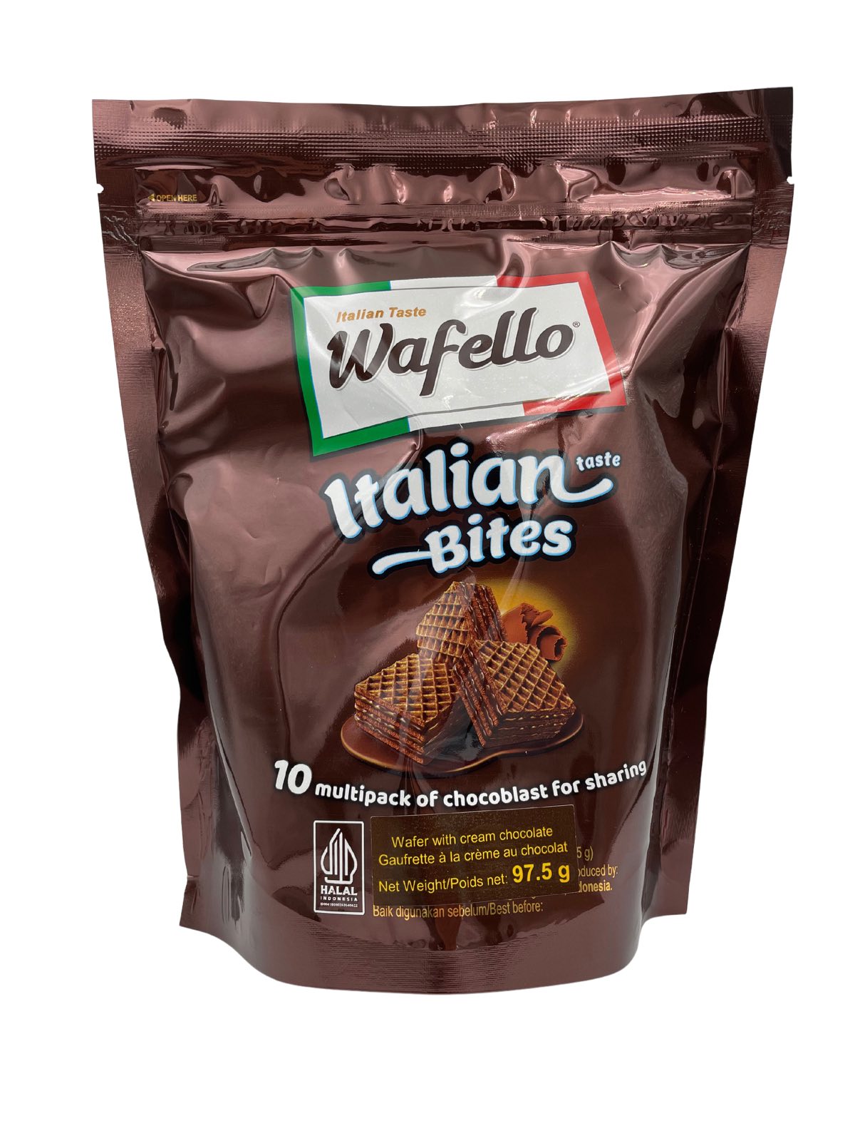 Wafello Wafer Bite Chocolate 16/97.5g – AFOD LTD