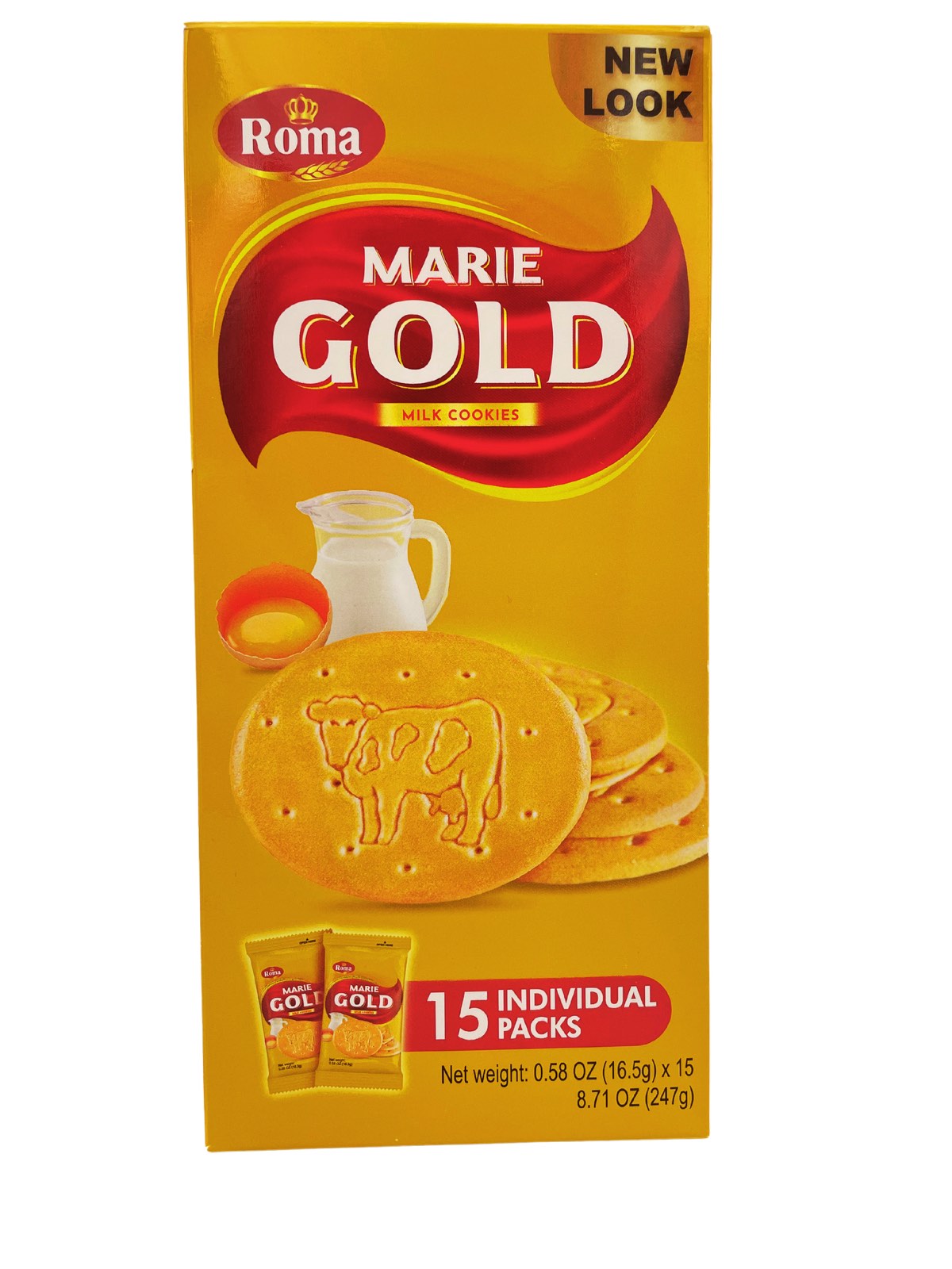 Marie Gold Milk Biscuit 12/15×16.5g – AFOD LTD