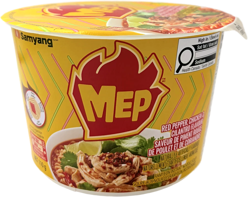 MEP Red Pepper Chicken Flavor Ramyeon Big Bowl – AFOD LTD